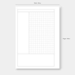 A6, Cornell Notes Template | Grid, Lined Paper | College University ...