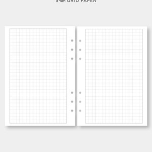 A6, Lined Notes, Grid Paper, Dot Grid Set | Essential Bundle | Note ...