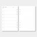 Half Letter, Weekly Planner Printable Grid Paper Week on Two Pages ...