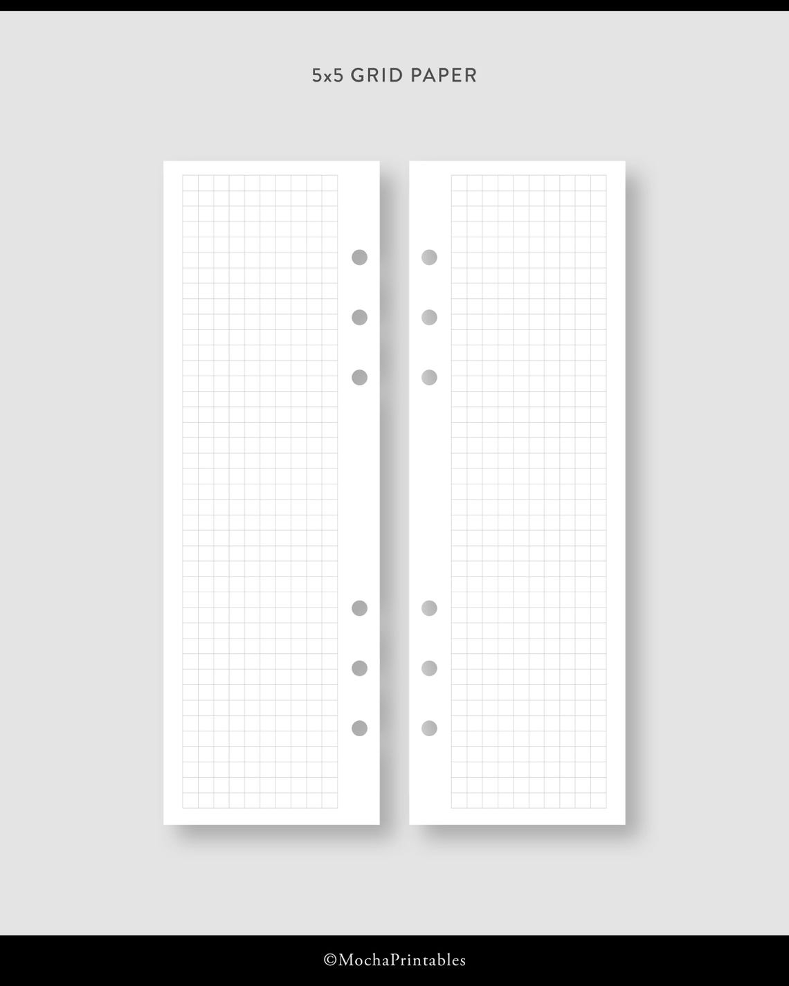 Half Letter, Half Page Bundle | Printable Essential Kit, Line Notes ...