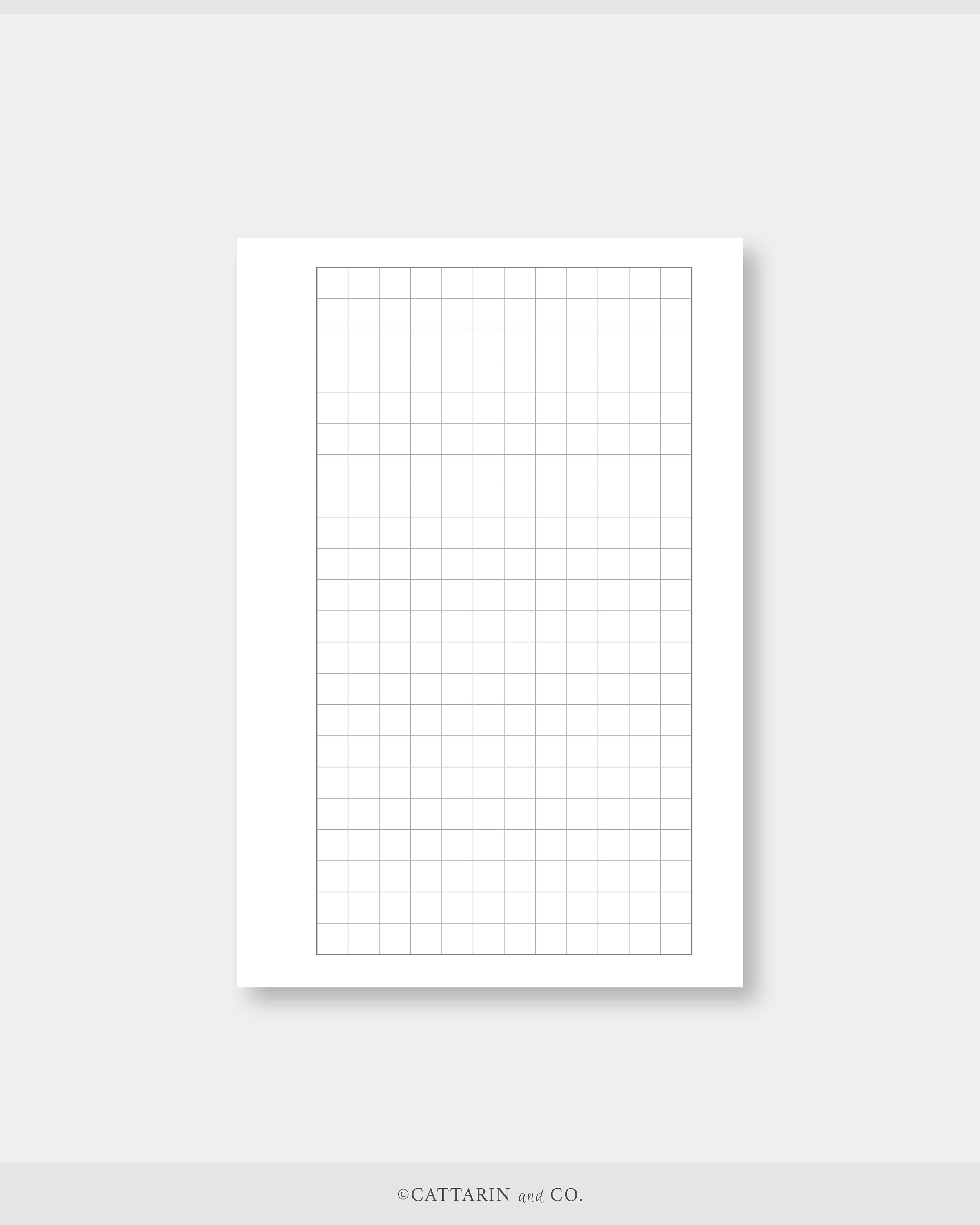 Pocket, Weekly Planner Printable Grid Paper | Week on Two Pages ...