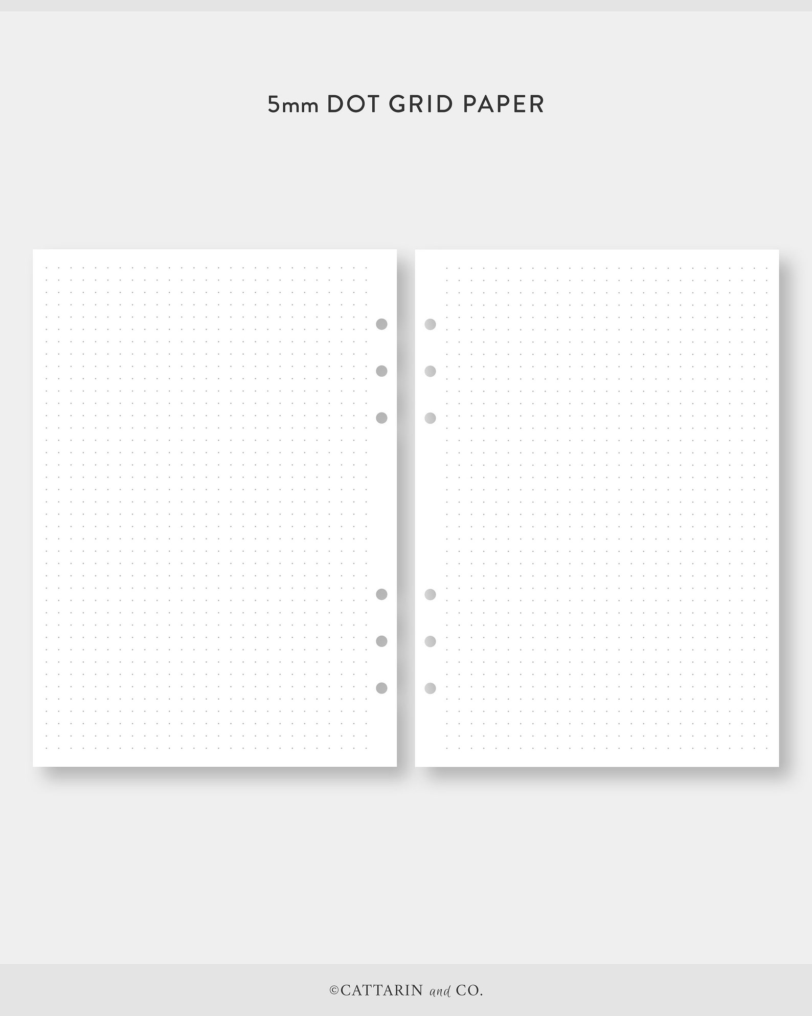 A5 Lined Notes Grid Paper Dot Grid Set Essential Bundle Note Taking