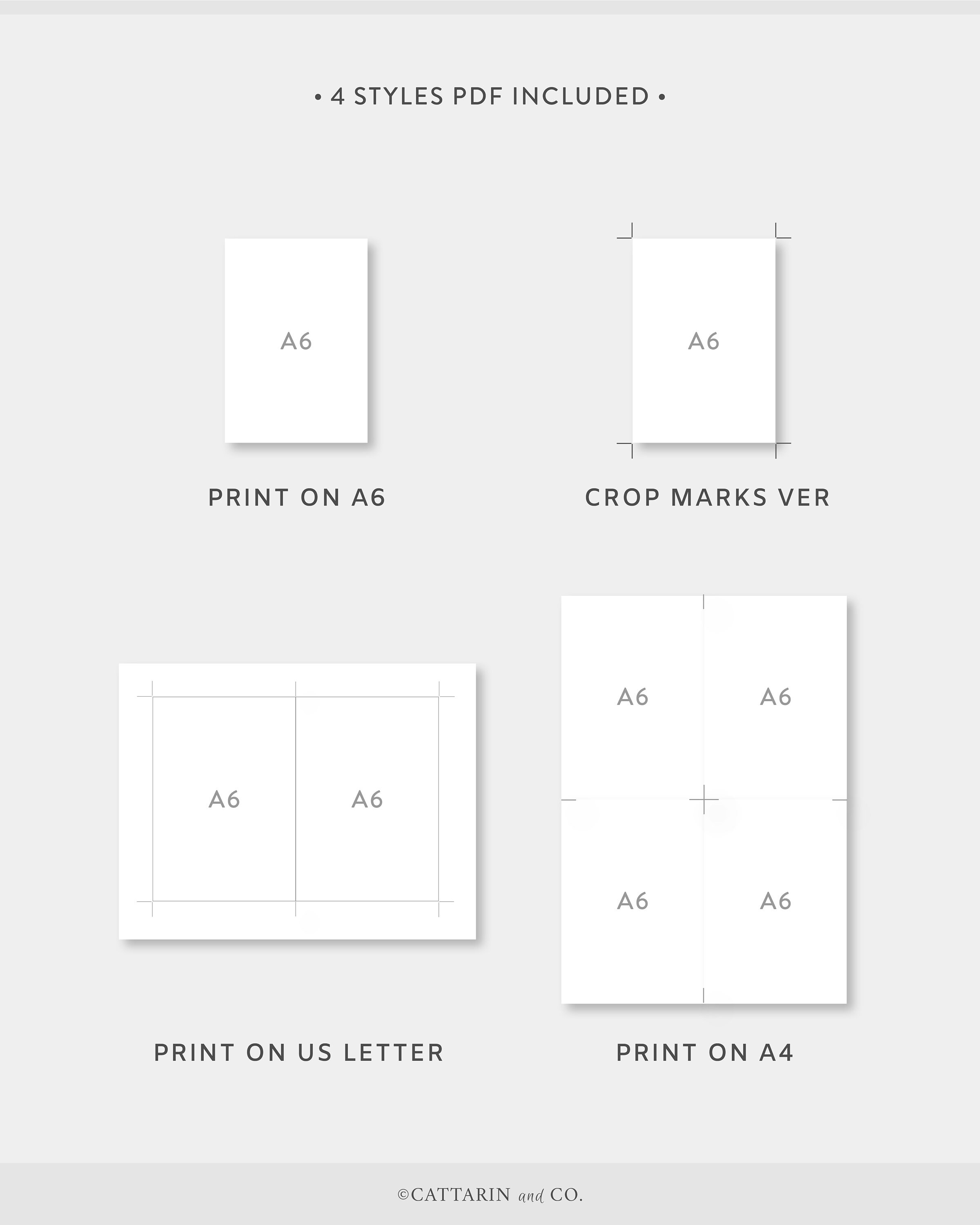 A6 Study Planner Printable Daily Study Session Template 5 - Etsy