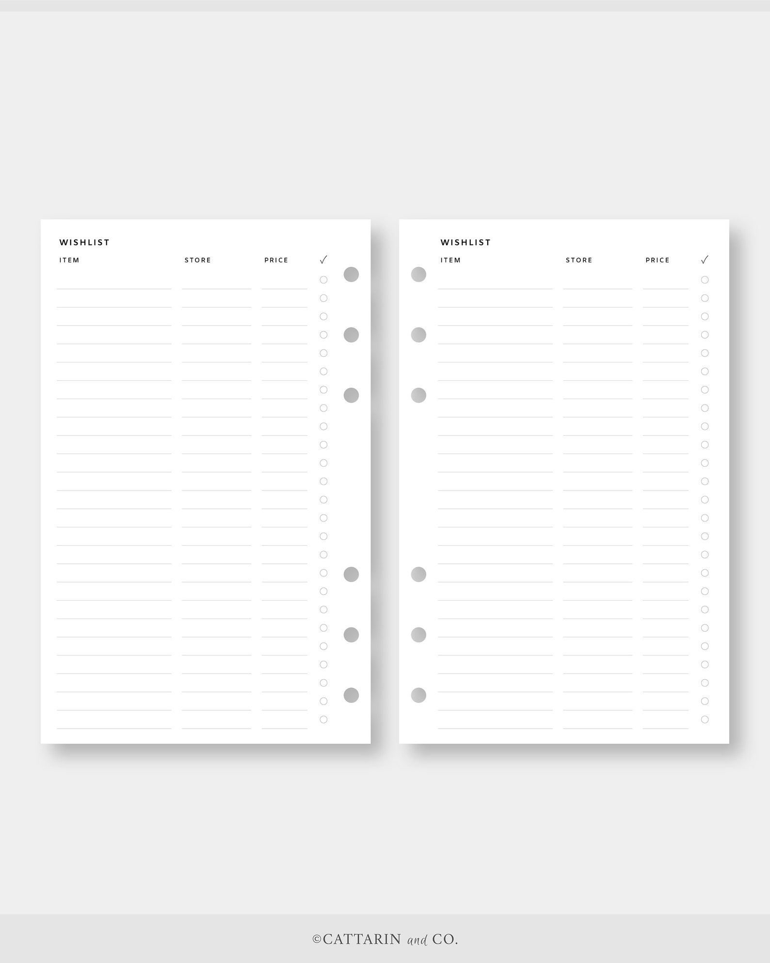 FC Compact, Wishlist Printable | Shopping Wishlist, Wishlist Tracker ...