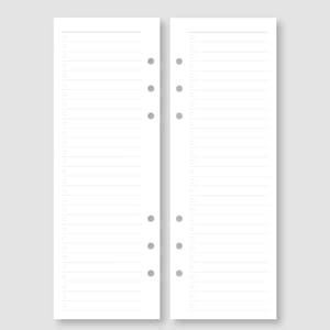 A5, Half Page Bundle | Printable Essential Kit, Line Notes, Dot Grid ...