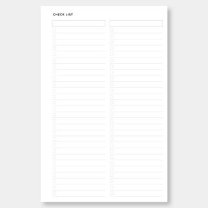 Half Letter, Check List Printable | Blank to Do List Template | Task ...