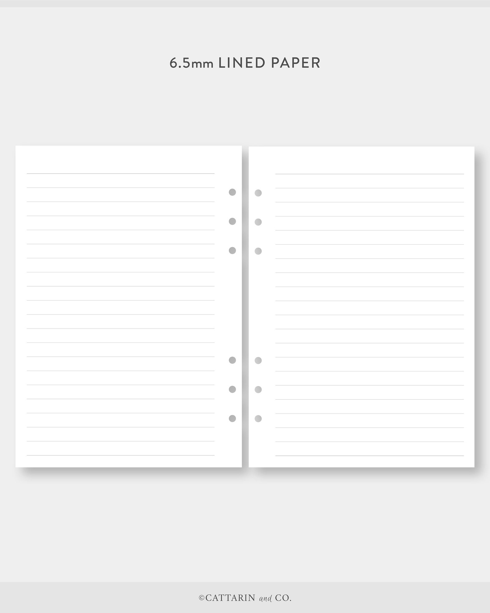 A6 Lined Notes Grid Paper Dot Grid Set Essential Bundle - Etsy