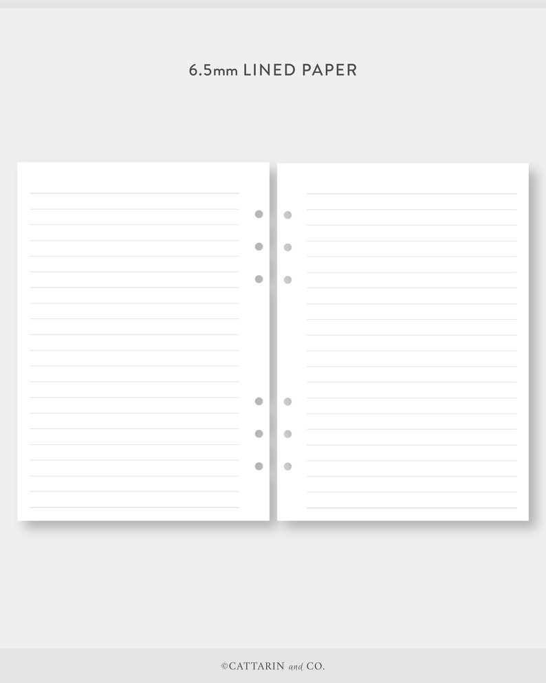 A6, Lined Notes, Grid Paper, Dot Grid Set | Essential Bundle | Note ...