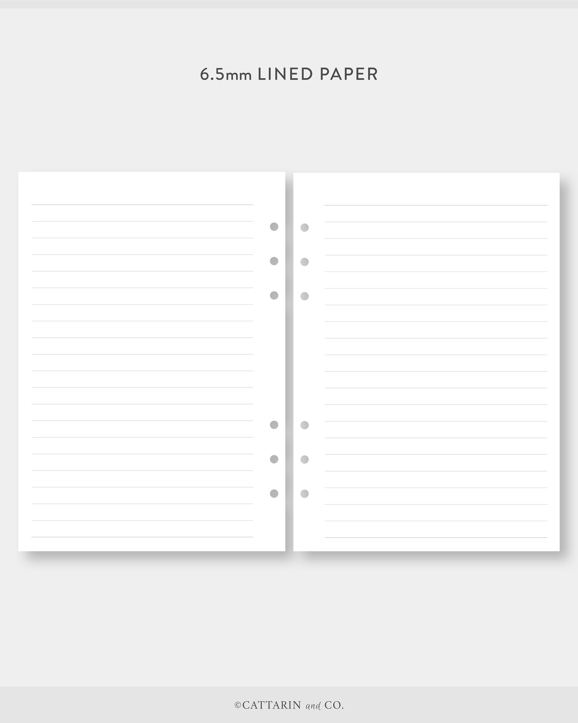 A6, Lined Notes, Grid Paper, Dot Grid Set | Essential Bundle | Note ...