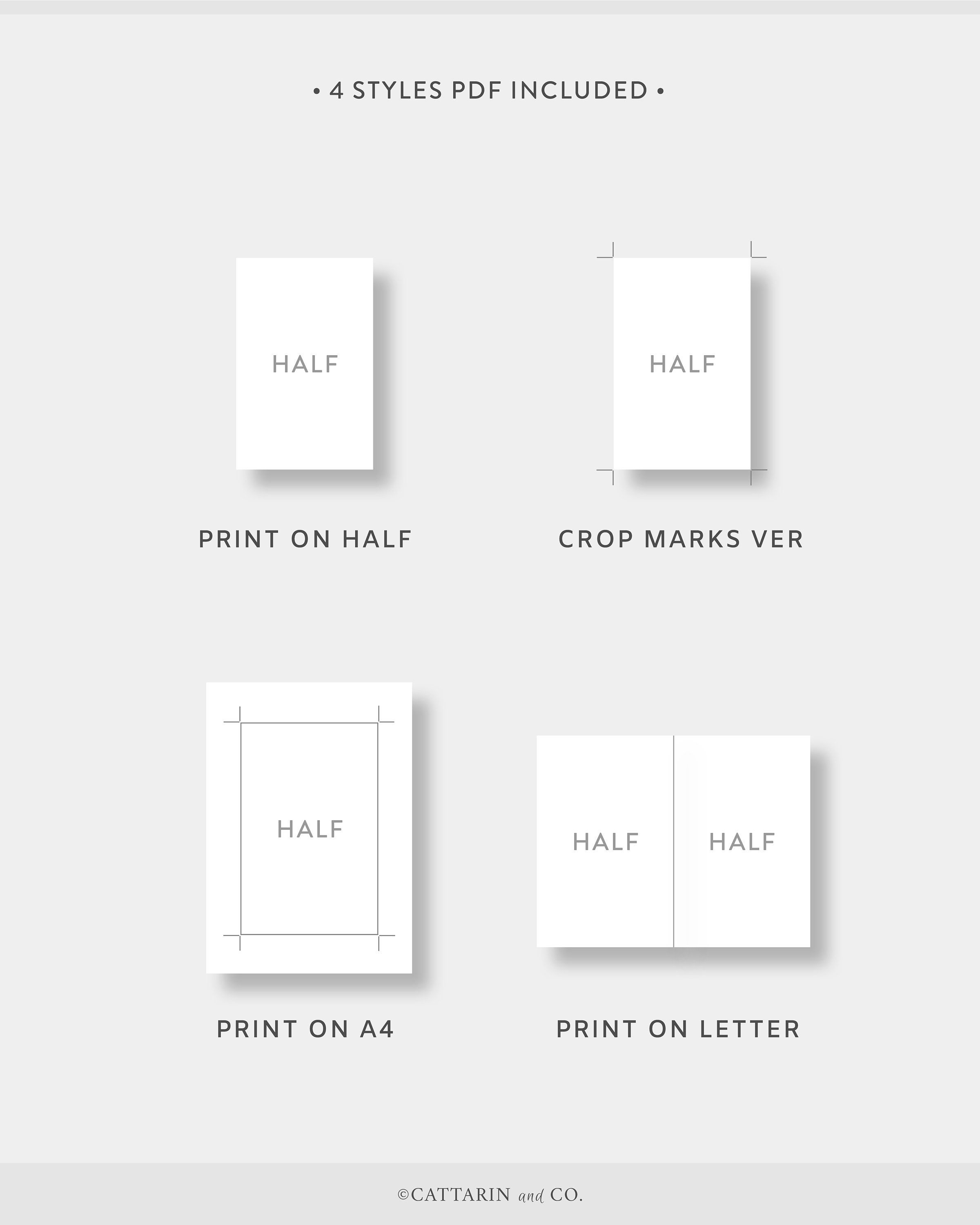 Half Letter, Weekly Teacher Lesson Planner Printable Undated Template ...