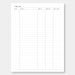 A4, US Letter, Work Time Log Printable | Simple Time Sheet Tracker ...