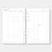Half Letter, Weekly Teacher Lesson Planner Printable | Undated Template ...