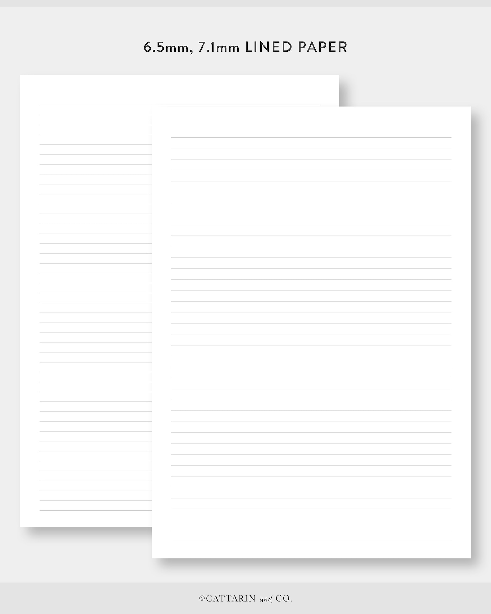 A4 | US Letter, Lined Notes, Grid Paper, Dot Grid Set | Essential ...