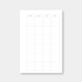 Pocket, Minimalist Monthly Planner Printable Calendar | Month on Two ...