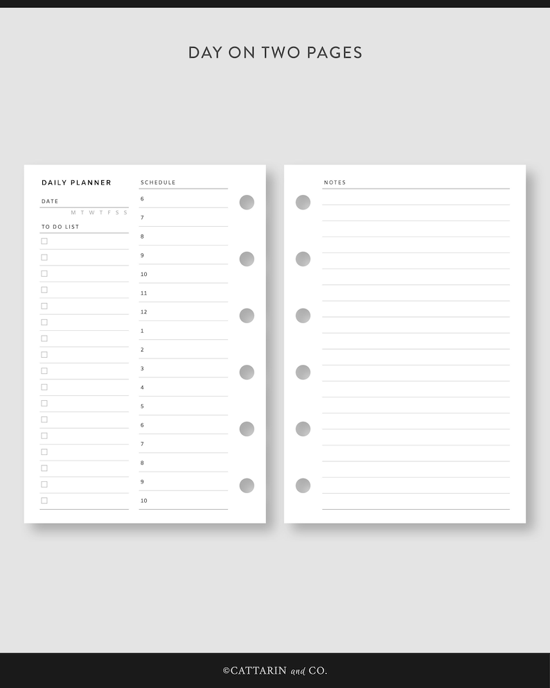 Pocket, Undated Planner Bundle | Printable Planner Kit | Yearly ...
