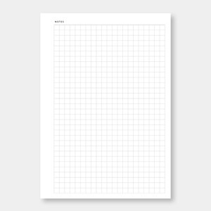 Personal Wide, Undated Daily Planner Printable Grid Paper | Day on Two ...