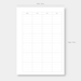 A6, Minimalist Monthly Planner Printable Calendar Month on Two Pages ...