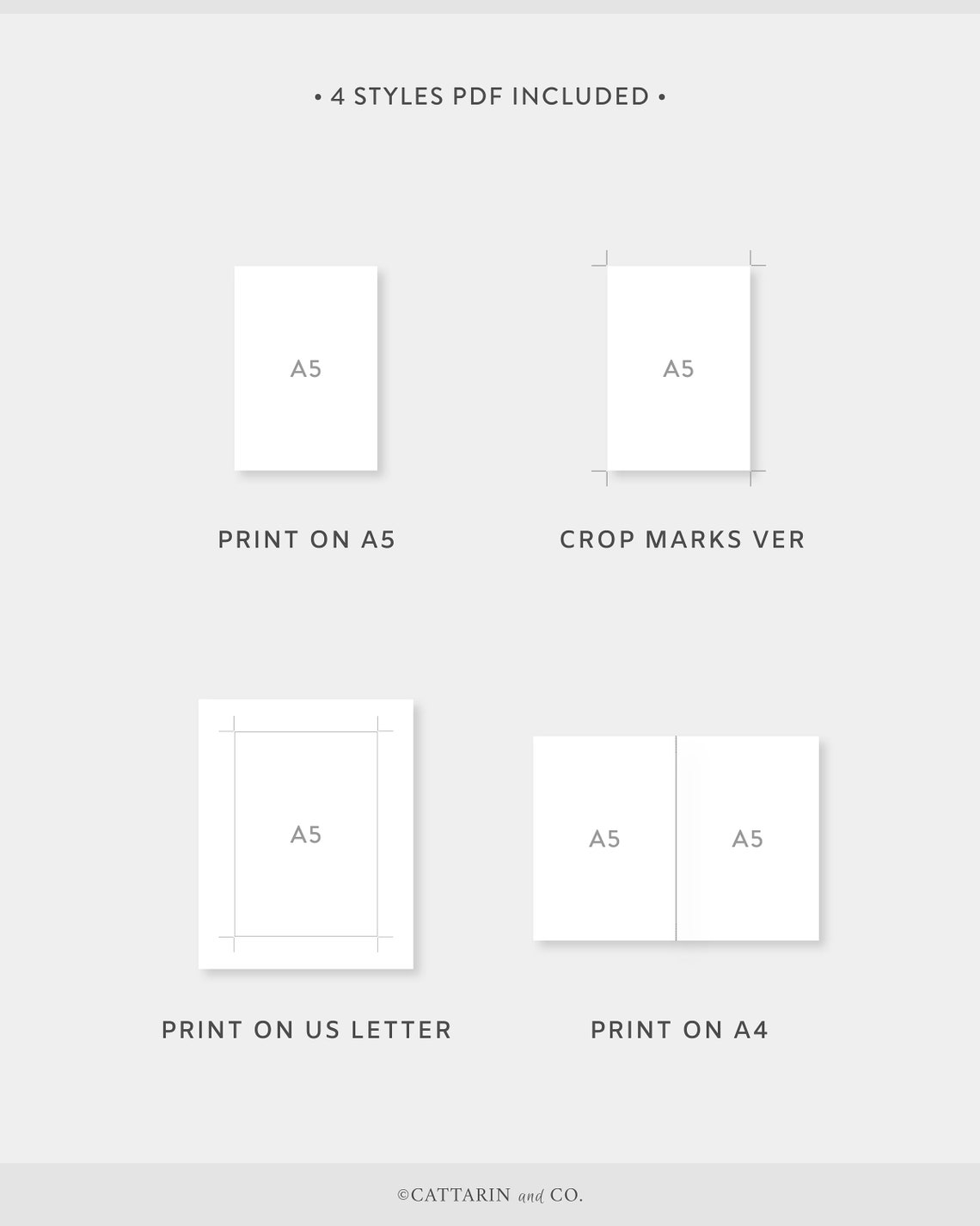 A5, Weekly Planner Printable | Week on Two Pages | Effective to Do List ...