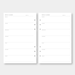Half Letter, Weekly Planner Printable | Week on One Page | Undated ...