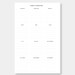 Half Letter, Yearly Overview Printable Year at a Glance Annual Planner ...