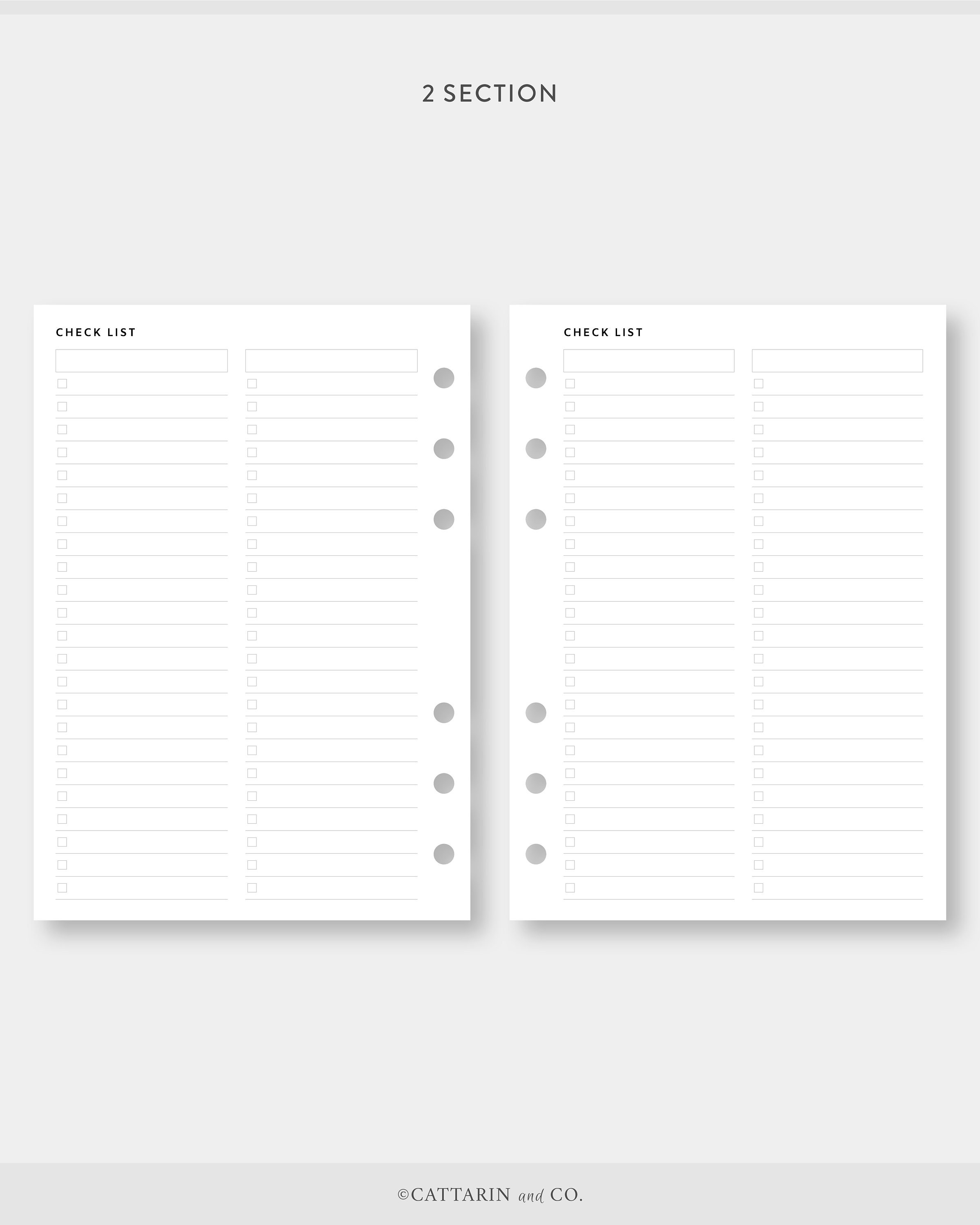 A6, Check List Printable | Blank to Do List Template | Task Tracker ...