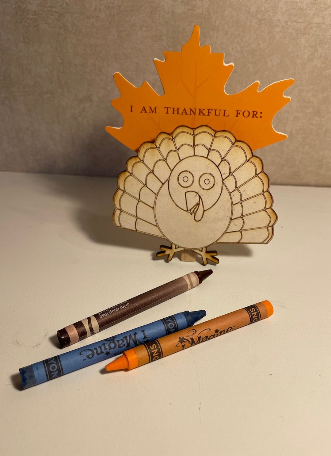 Turkey DIY Kit, Thankful Turkey, Thanksgiving Turkey Kit - Etsy