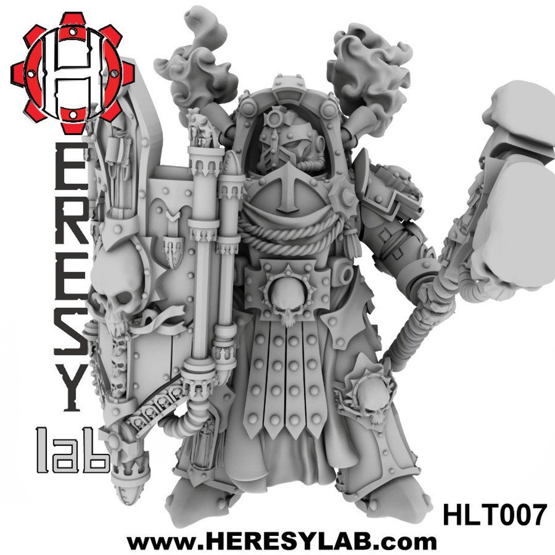 HLT007 Hades Legion Terminator Armor Guard W/ Hammer - Etsy