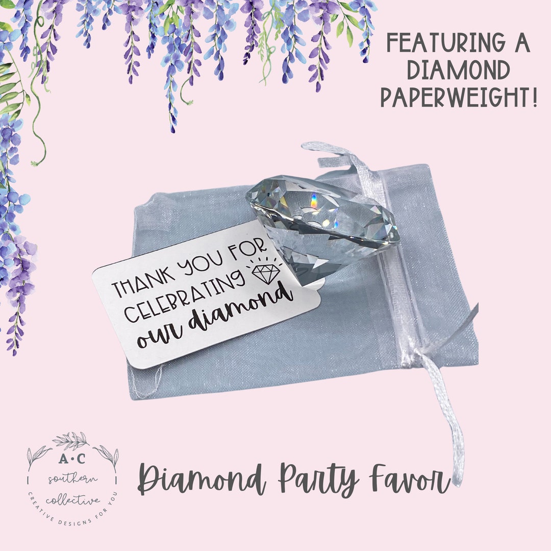 Diamond Party Favor, Diamond of the Season, Bridgerton Bridal Shower ...