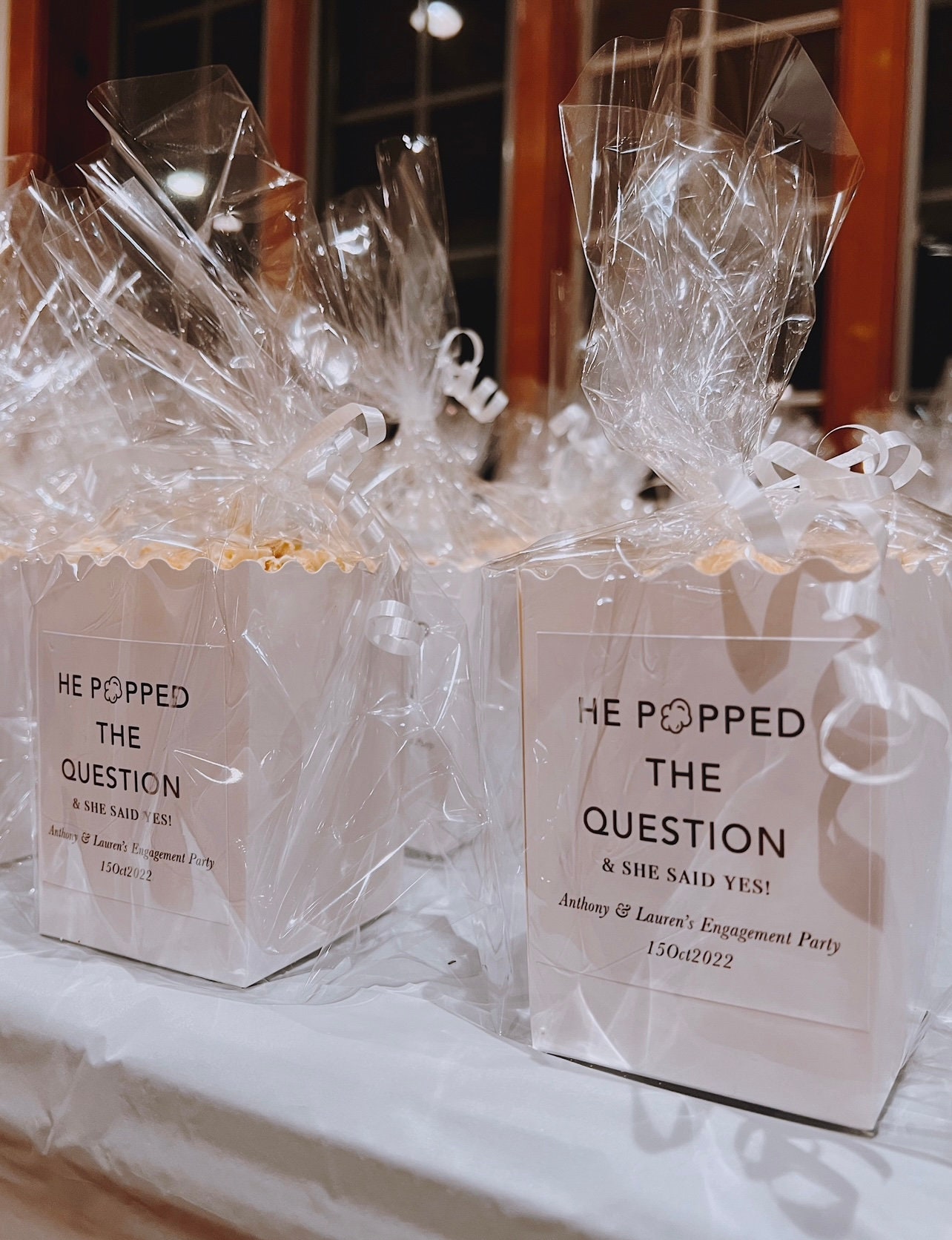 Printable He Popped the Question Party Favor Sticker Template - Etsy