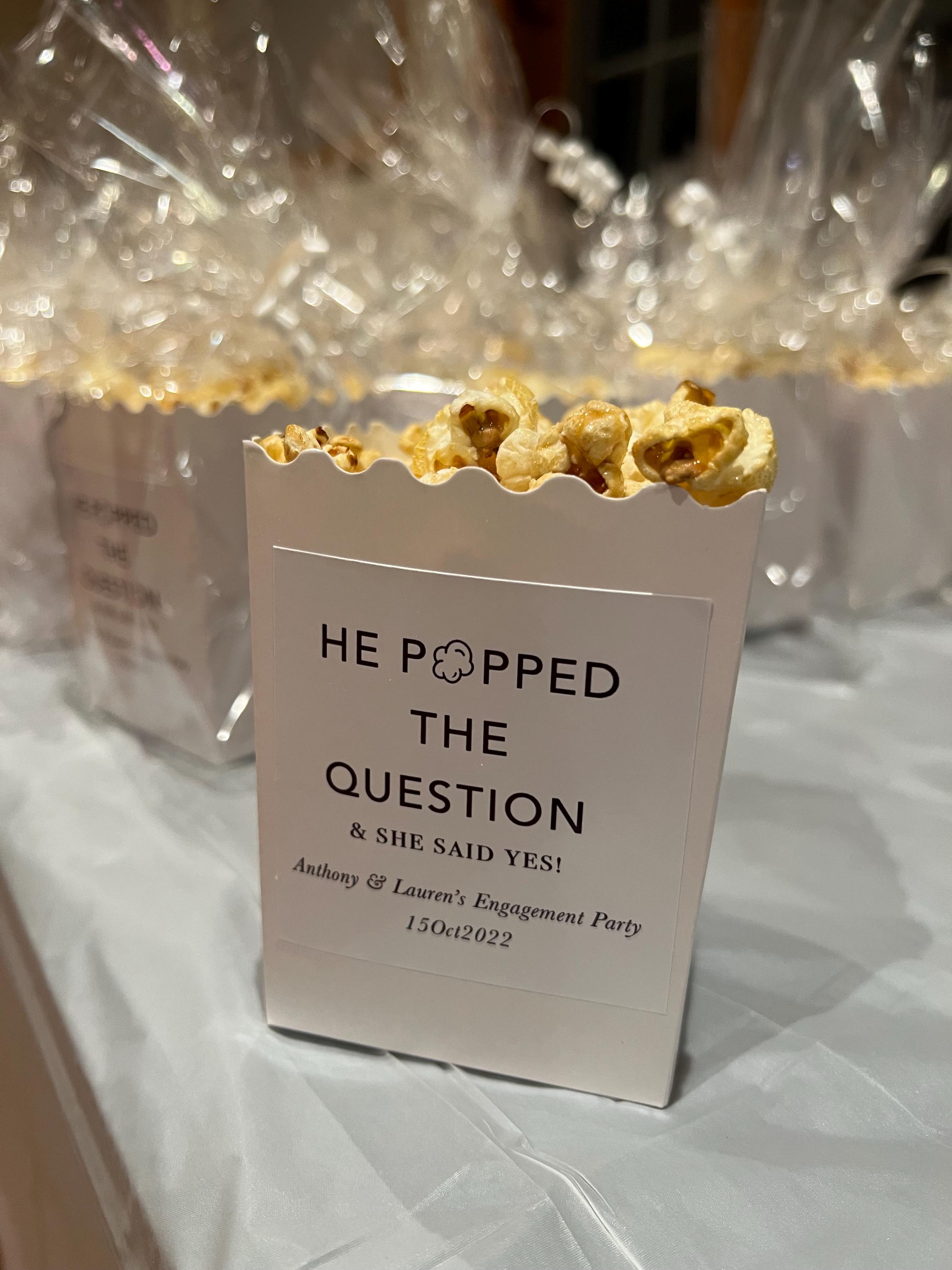 Printable He Popped the Question Party Favor Template_2 - Etsy