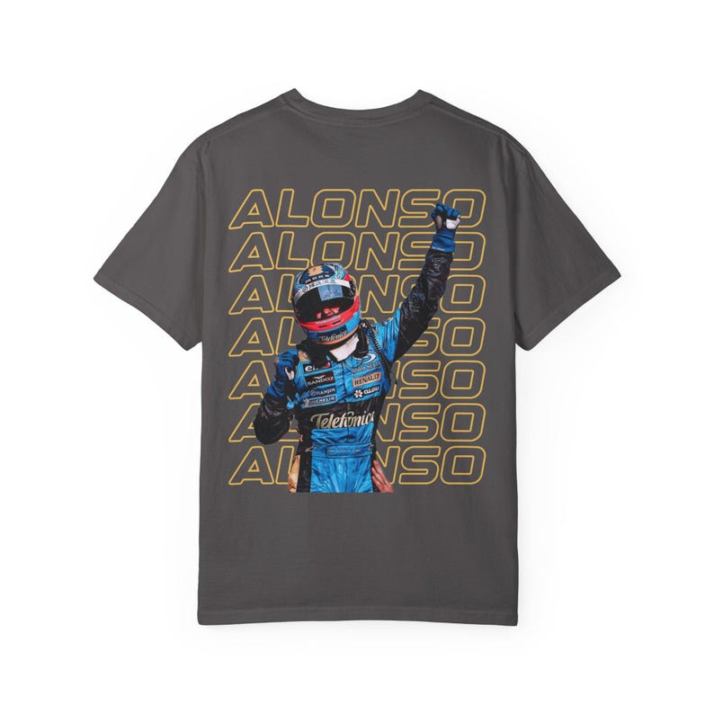 Fernando Alonso Retro Renault Formula 1 Unisex Garment-dyed T-shirt - Etsy