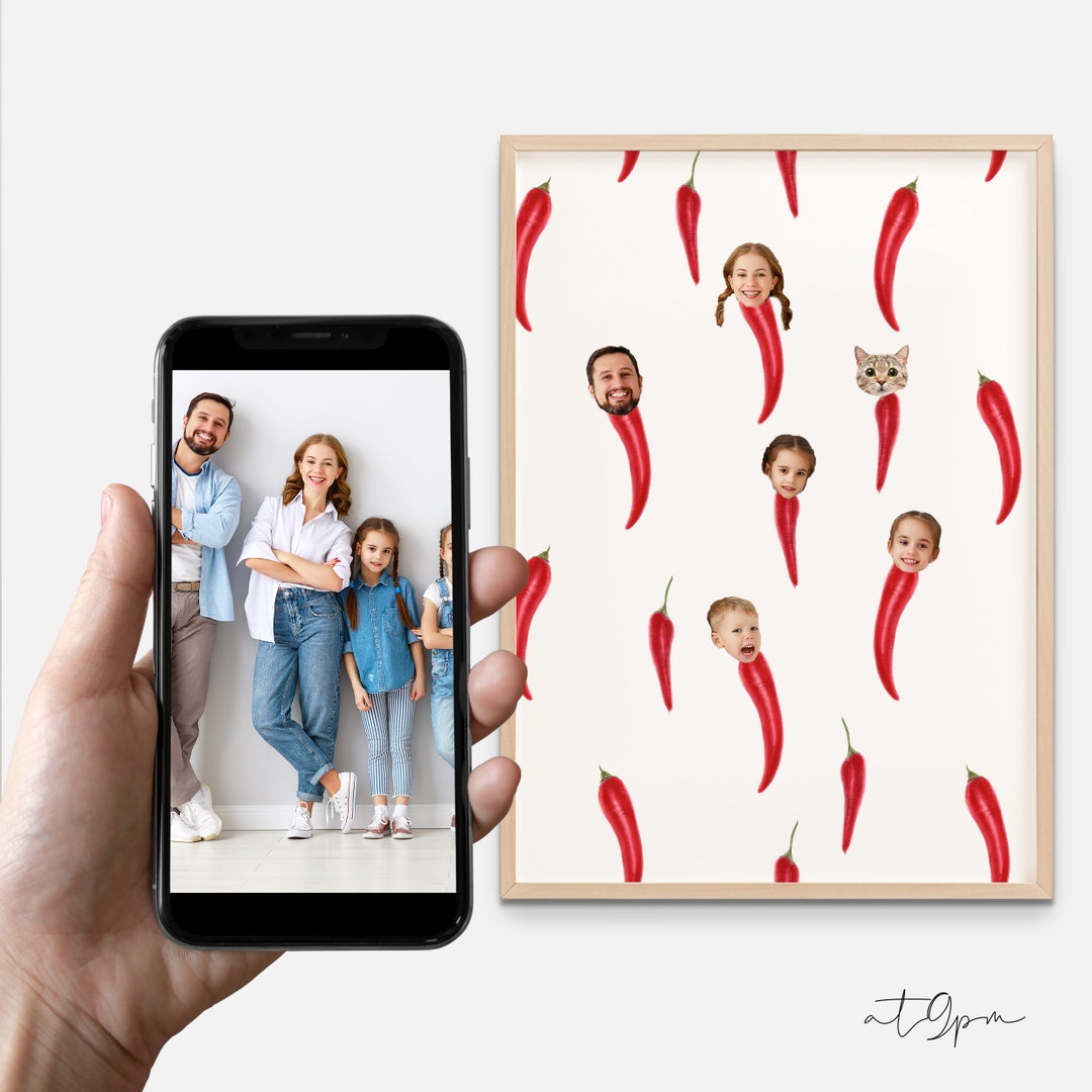 Personalized Humor Poster With Photo Gift Family Pet - Etsy