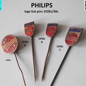 PHILIPS Logo Pins 1920s/30s - Select - Etsy