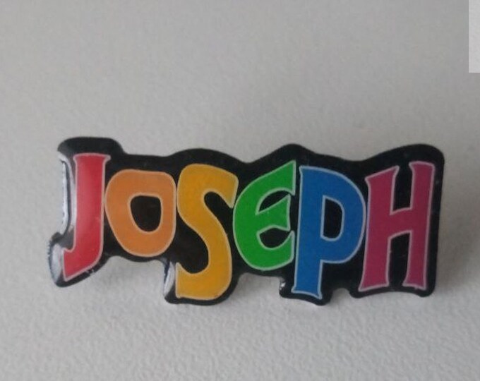 JOSEPH Musical Pin - A Piece of the 90s! - Etsy