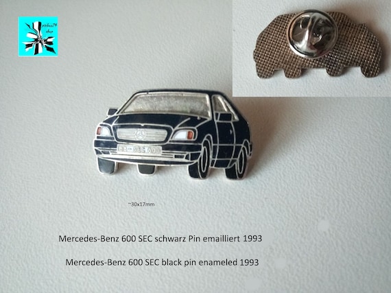Mercedes-Benz 600 SEC Pin - 80s Elegance - Gem