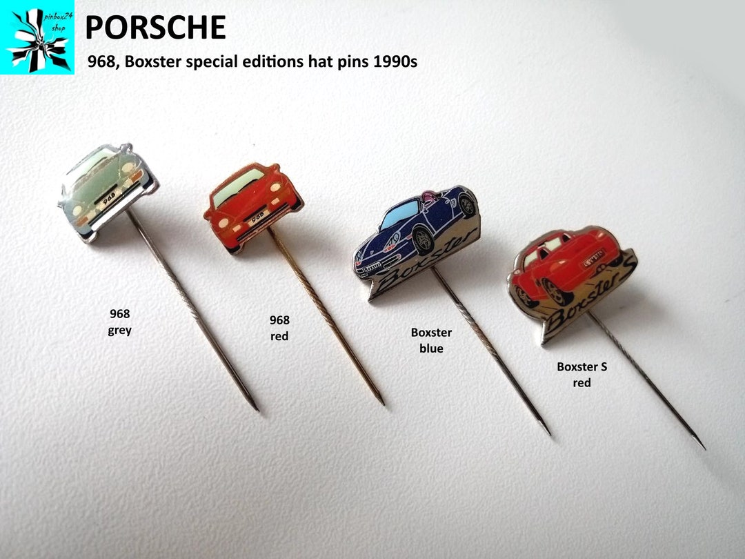 Porsche 968 and Boxster Pins: Exclusive Collector's Items - Etsy