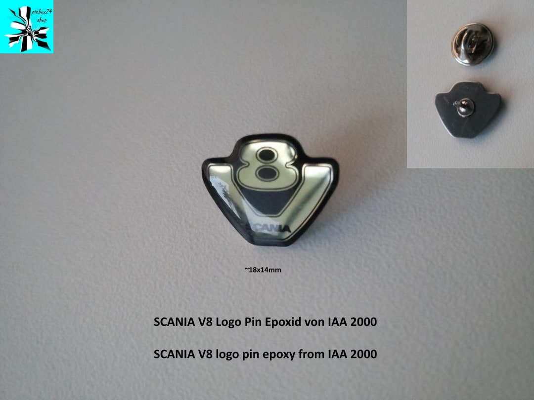 SCANIA V8 Pin: A Must for Every Truck Fan - Etsy