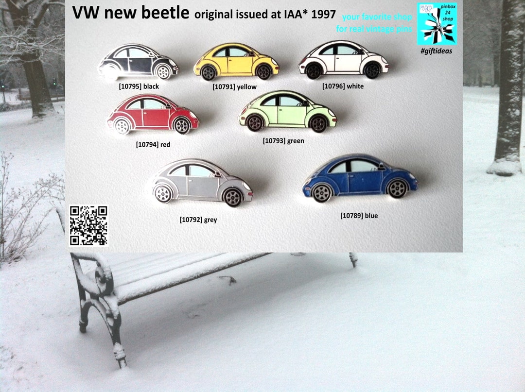 Discover the Colorful Diversity of the VW - Volkswagen New Beetle Motif ...