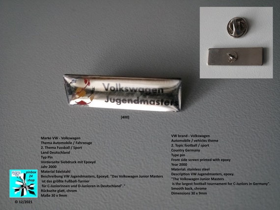VW Pins - Rare collectibles from two decades - Gem