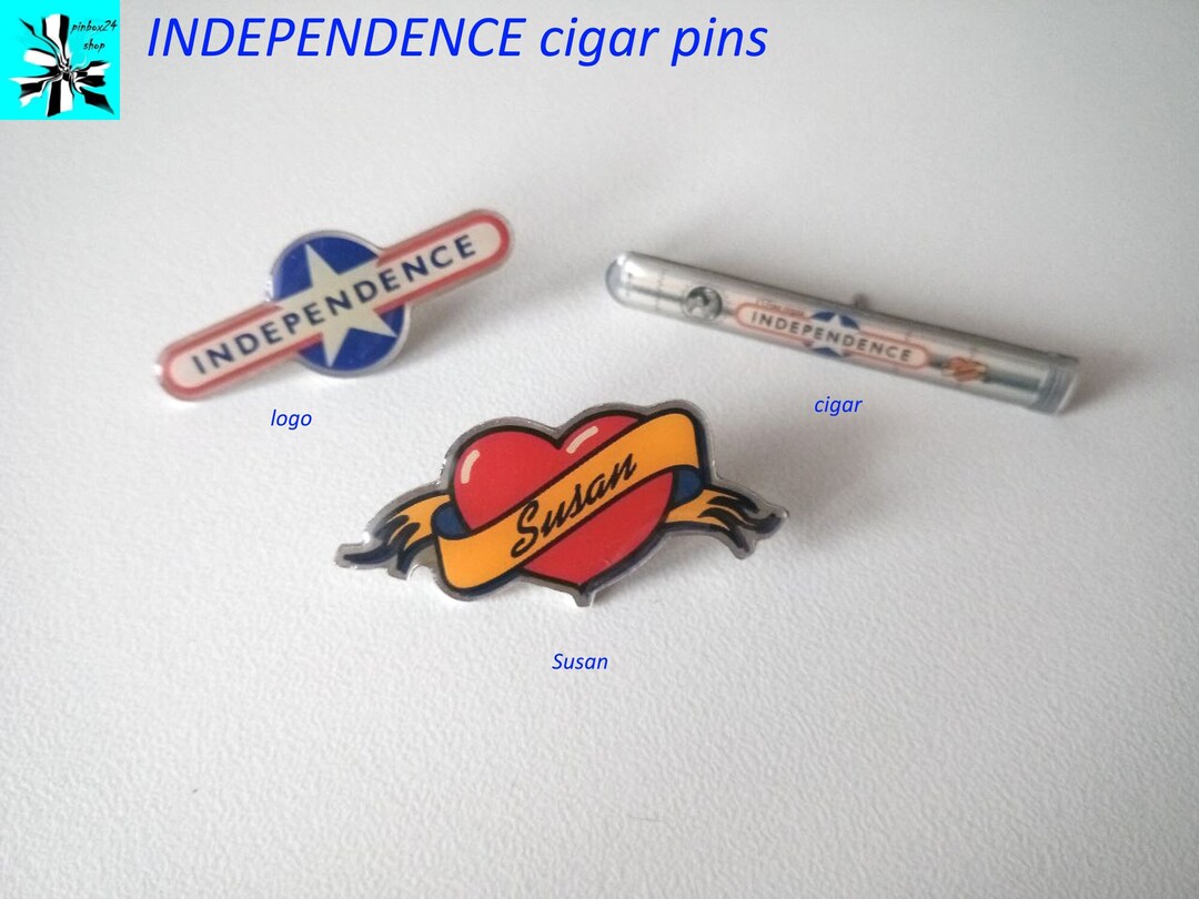 Show Your Independence With INDEPENDENCE Cigar Pins - Etsy