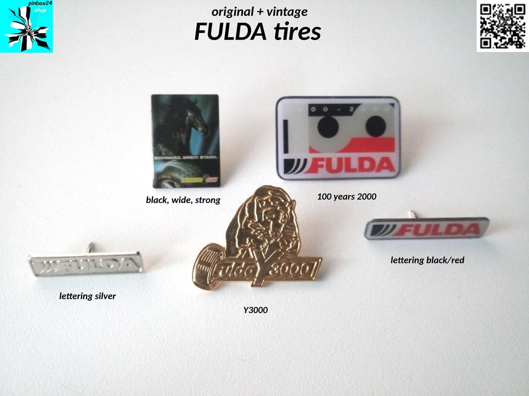 FULDA Tire Pins: Collect Them All - Etsy