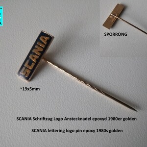 SCANIA (trucks, Buses) Logo Lettering Pins 1960s-1980s - Select - Etsy