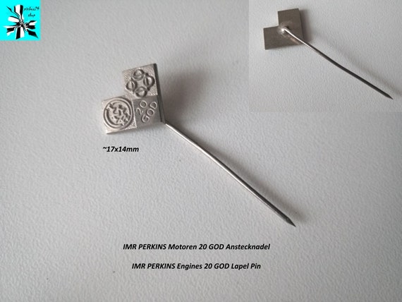 PERKINS engines vintage lapel pins - Gem
