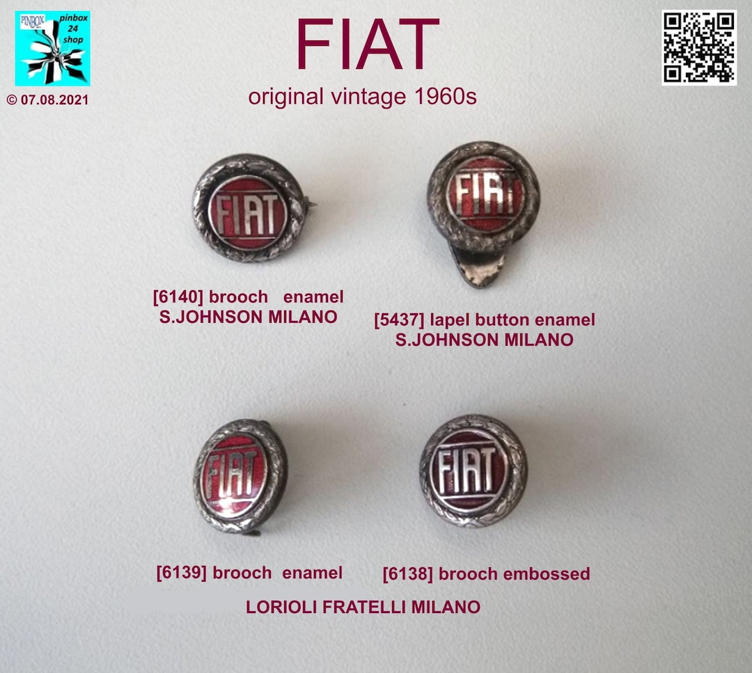 Le style FIAT des années 60 - Etsy France