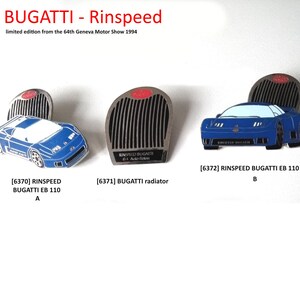 Eine besondere Erinnerung! BUGATTI Rinspeed limited Edition Pins vom ...