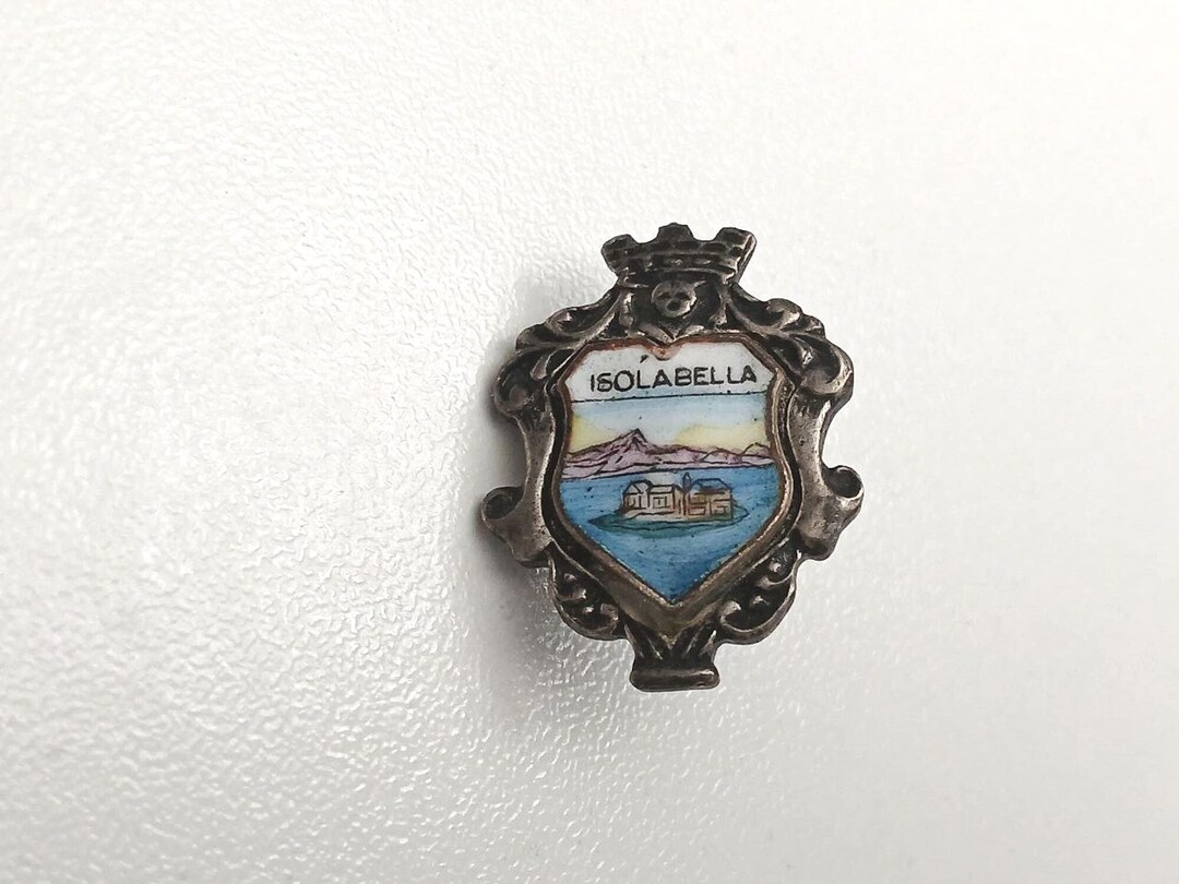 ISOLA BELLA Pin - Hand-painted Elegance! - Etsy