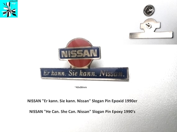 NISSAN slogan, balloon pins - select - Gem