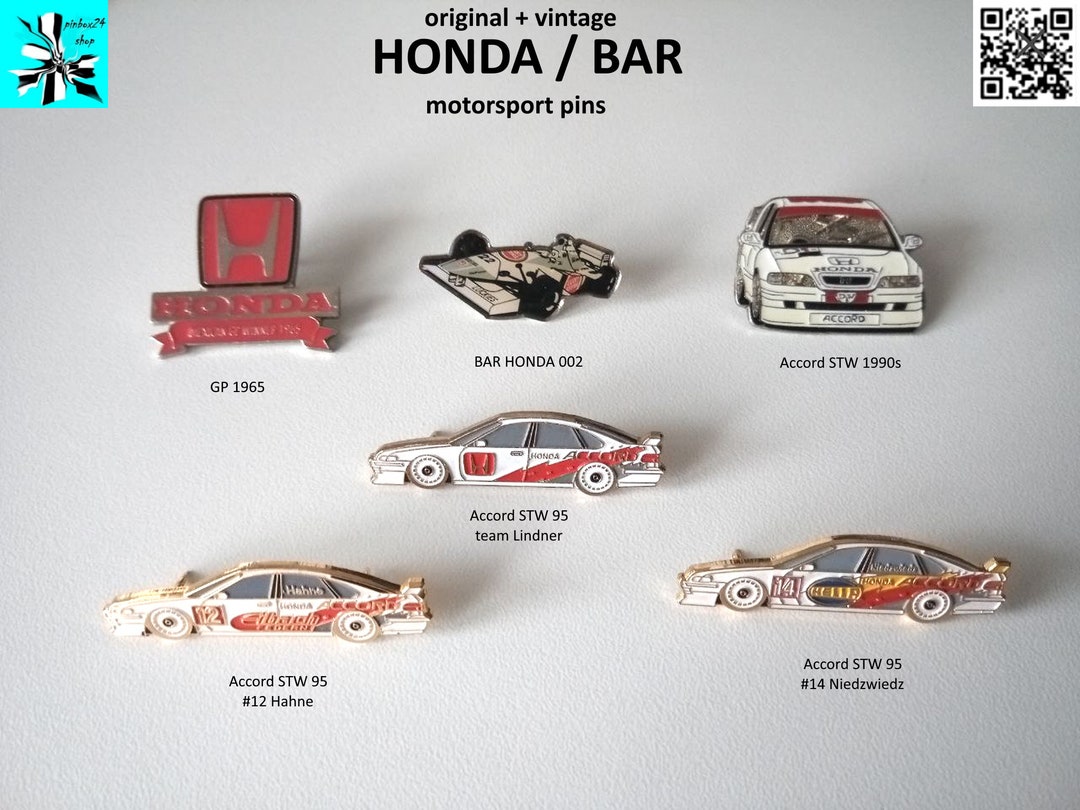 Honda STW Motorsport - Racing F1 Pins for Your Collection! - Etsy