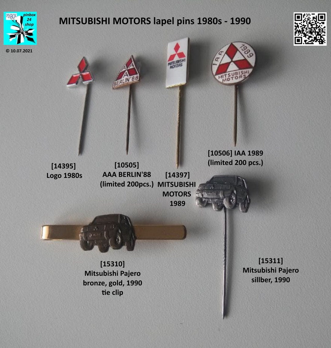 MITSUBISHI MOTORS: the Pins With Power - Etsy