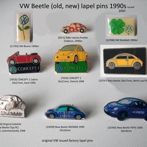 Original VW Promo Pins From the 90s – Collector’s Items for Beetle ...